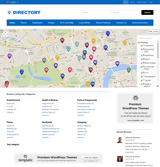 Directory & Listings WordPress Themes | Site Bloom