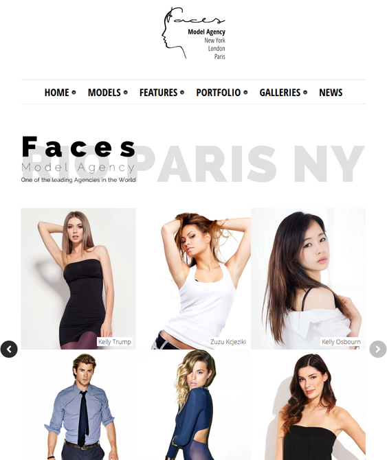 WordPress Themes For Models And Modelling Agencies | Site Bloom