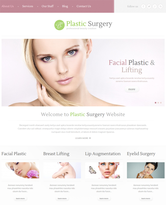 WordPress Themes for Plastic Surgeons And Cosmetic Surgery Centers | Site Bloom