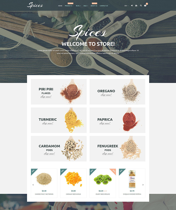 Responsive Shopify Themes For Mobile-friendly Online Spice Shops | Site Bloom