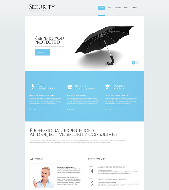 Free And Premium Security WordPress Themes | Site Bloom