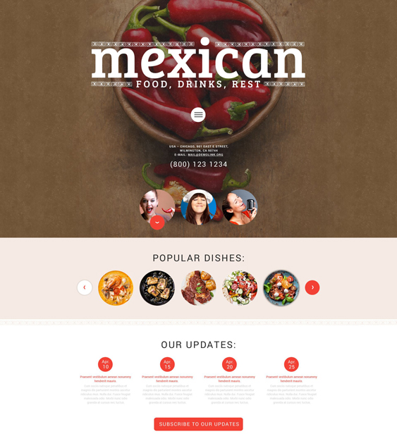 WordPress Themes For Mexican Restaurants | Site Bloom