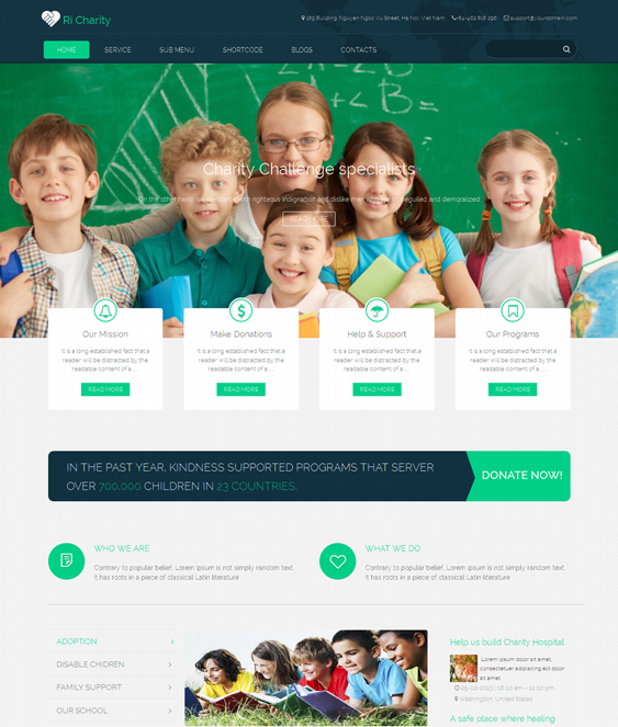 Charity And Nonprofit WordPress Themes | Site Bloom