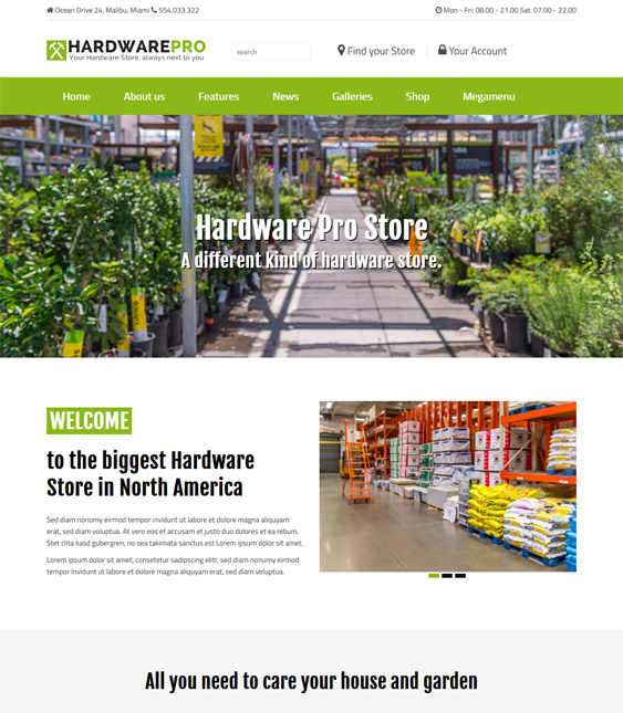 WordPress Themes for Home Improvement, Tools, & Hardware | Site Bloom