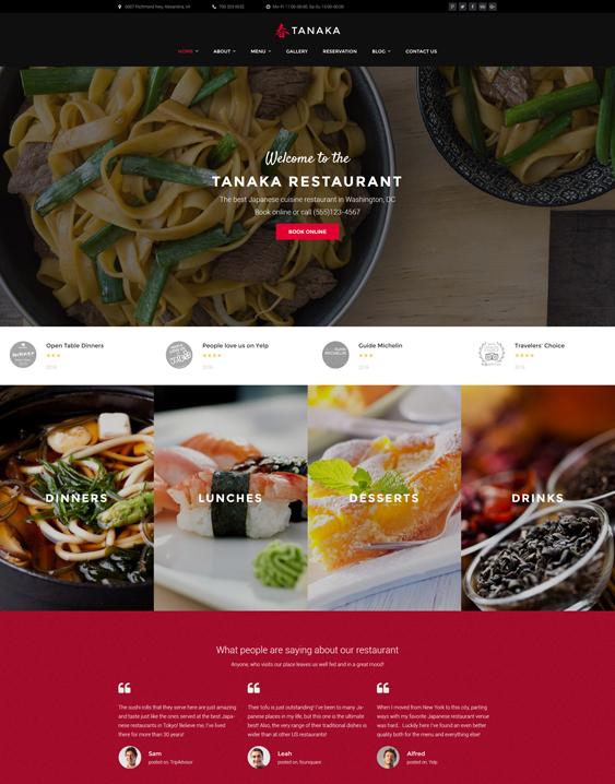WordPress Themes for Asian Restaurants | Site Bloom