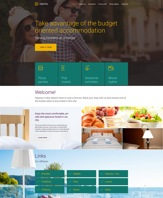 Responsive Bootstrap Hotel Website Templates | Site Bloom