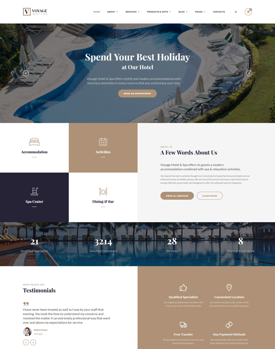 Responsive Bootstrap Hotel Website Templates | Site Bloom