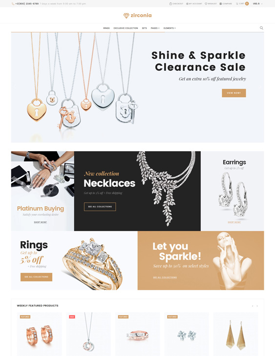 WordPress Themes For Jewelry Stores | Site Bloom