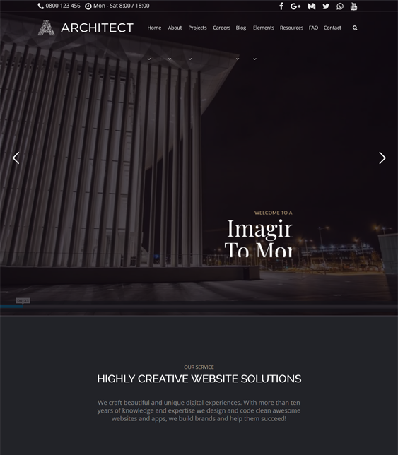 WordPress Themes For Architecture Firms And Architects | Site Bloom