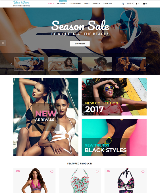 Chic Shopify Themes For Selling Lingerie, Swimwear, Shapewear, And Underwear | Site Bloom