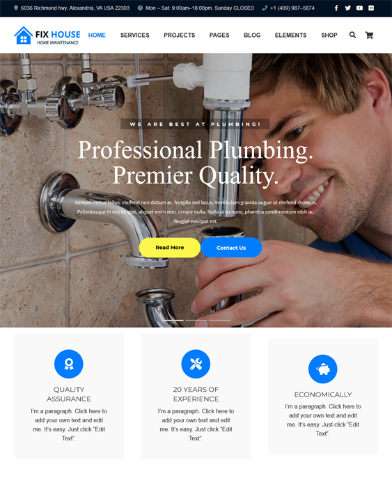 WordPress Themes For Construction Companies And Building Contractors | Site Bloom